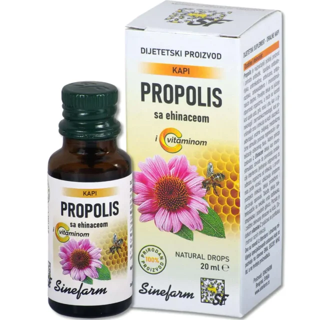 Sf propolis kapi sa vit c 20ml| Apoteka Flos