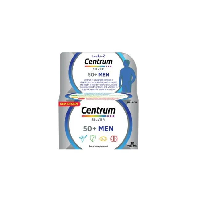 Centrum Silver 50+ Men 30 Tableta| Apoteka Flos